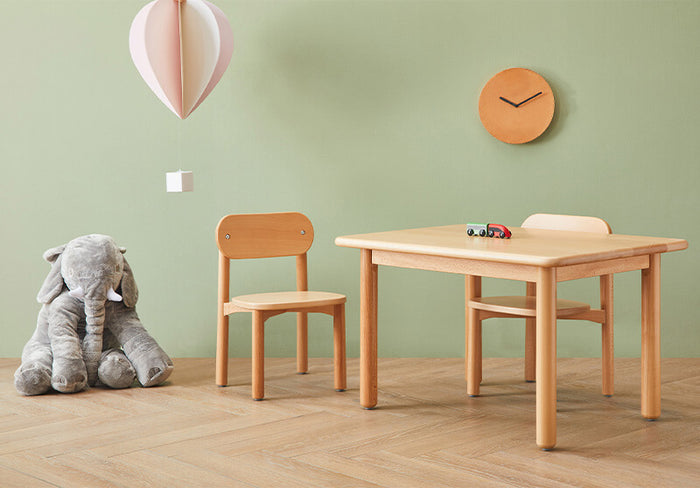 Sheep Series Natural Beech Wood Kids Paly Chair | gradodesign