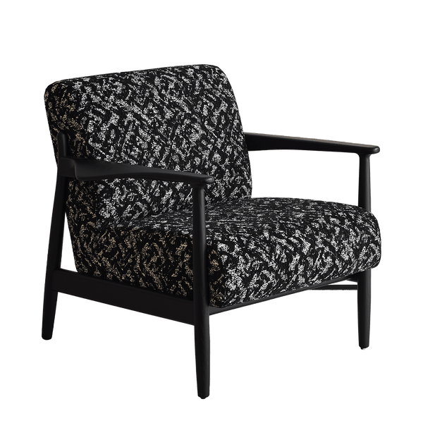 Onyx Lounge Modern Accent Arm Chair with Ashwood Legs | gradodesign