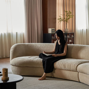 Coast Half Moon Design Curved Sofa | gradodesign