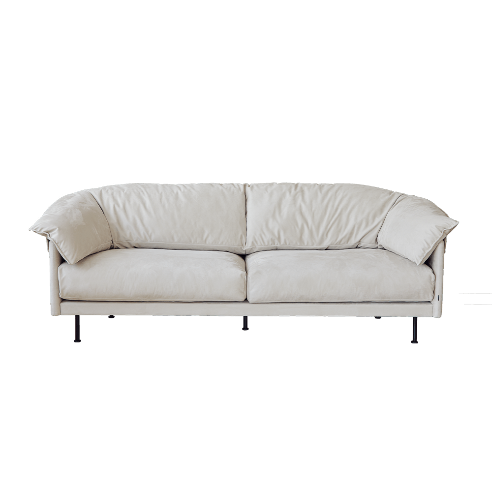 Dumpling Down Removable Back Cushins Sofa Cat-Proof Couch |gradodesign