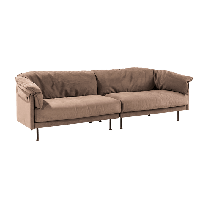 Dumpling Down Removable Back Cushins Sofa Cat-Proof Couch |gradodesign