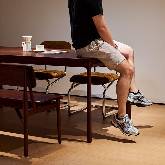 Horseshoe Solid Wood Dining Table | gradodesign