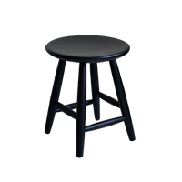 Lotus Leaf Wooden Round Stool | gradodesign