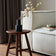 Lotus Leaf Wooden Round Stool | gradodesign