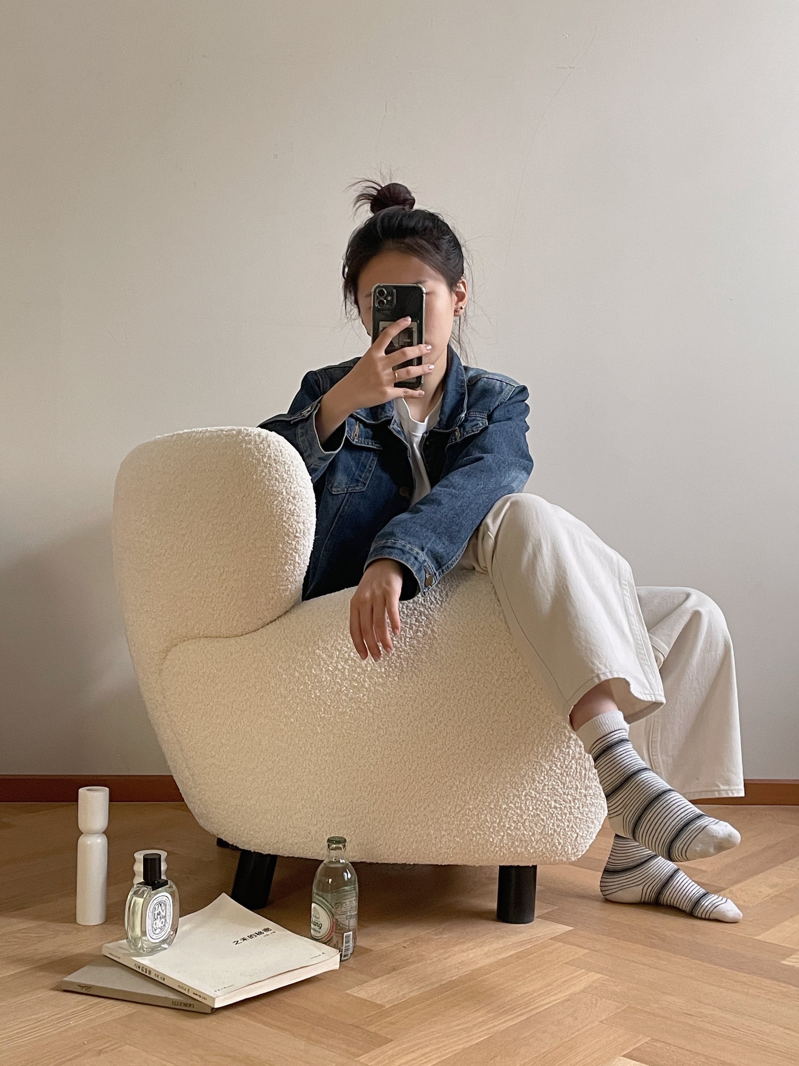Mermaid Shearling Lounge Chair | gradodesign