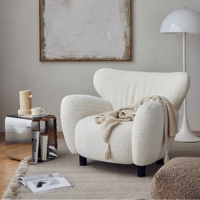 Mermaid Shearling Lounge Chair | gradodesign