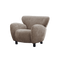 Mermaid Shearling Lounge Chair | gradodesign