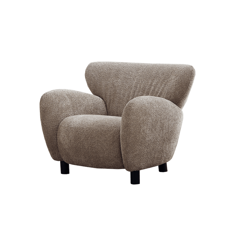 Mermaid Shearling Lounge Chair | gradodesign