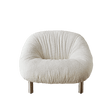 Nestle Shearling Upholstered Lounge Chair | gradodesign