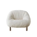 Nestle Shearling Upholstered Lounge Chair | gradodesign