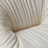 Nestle Shearling Upholstered Lounge Chair | gradodesign