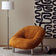 Nestle Shearling Upholstered Lounge Chair | gradodesign