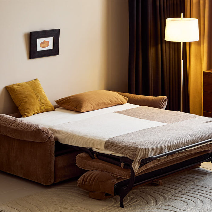 Omelette Fabric Sofabed Upholstered Pull-out Couch | gradodesign