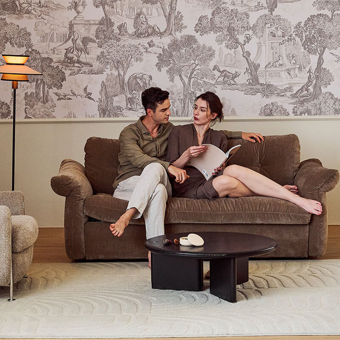 Omelette Fabric Sofabed Upholstered Pull-out Couch | gradodesign