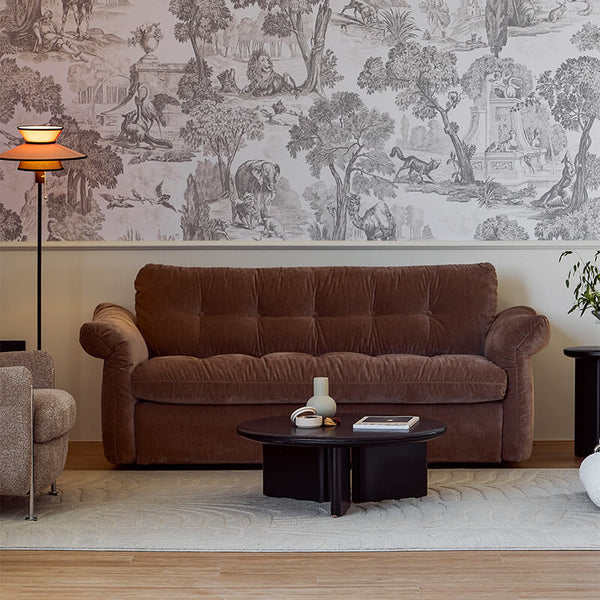 Omelette Fabric Sofabed Upholstered Pull-out Couch | gradodesign