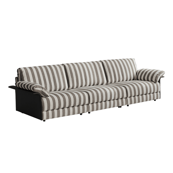 Piday Modular Fabric and Leather Sofa Mid-Century Modern | gradodesign