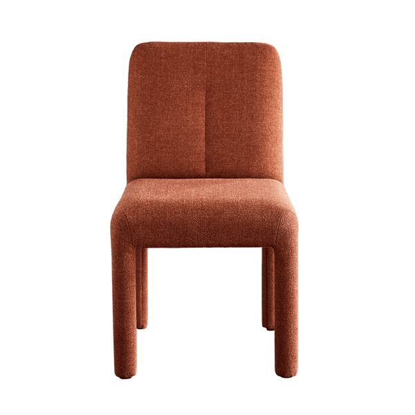 Plum Modern Upholstered Fabric Dining Chair | gradodesign