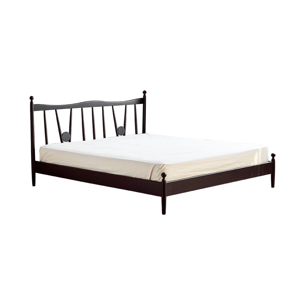 Solar Bed Frame Solid Wood | gradodesign