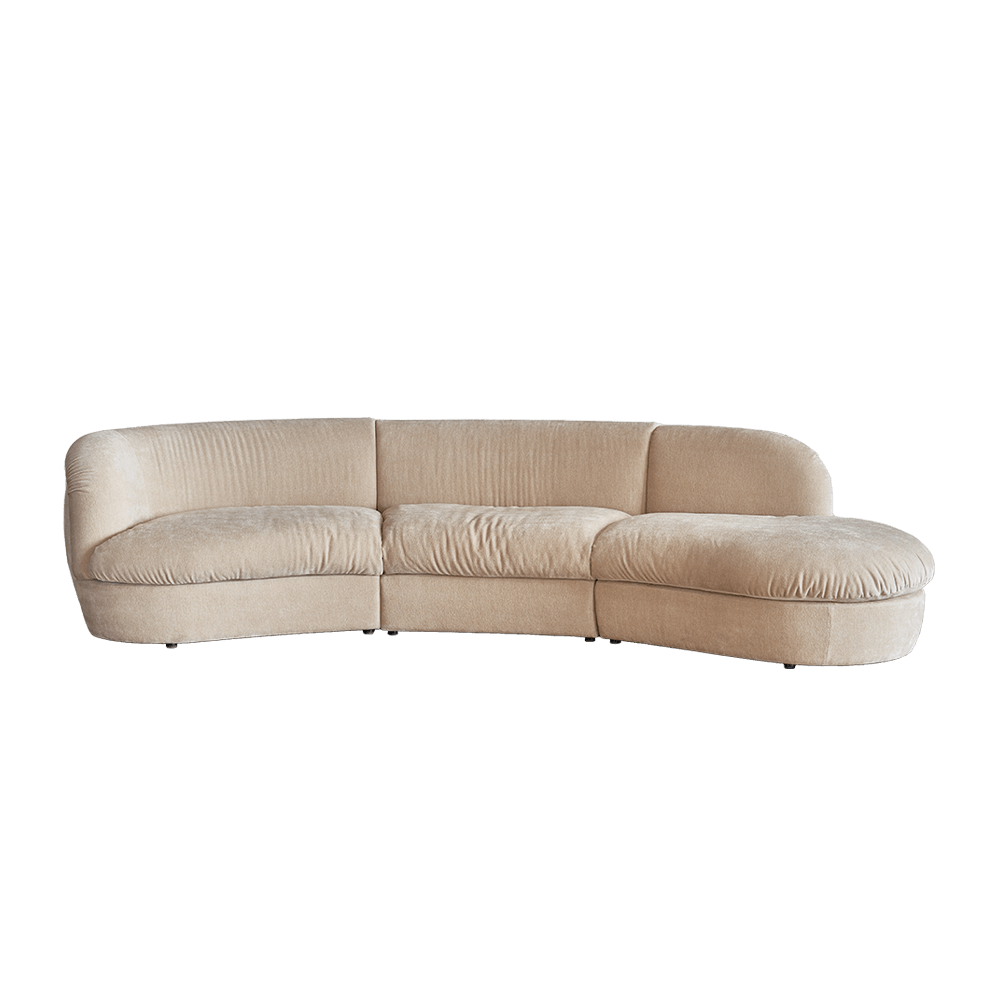Coast Half Moon Design Curved Sofa | gradodesign