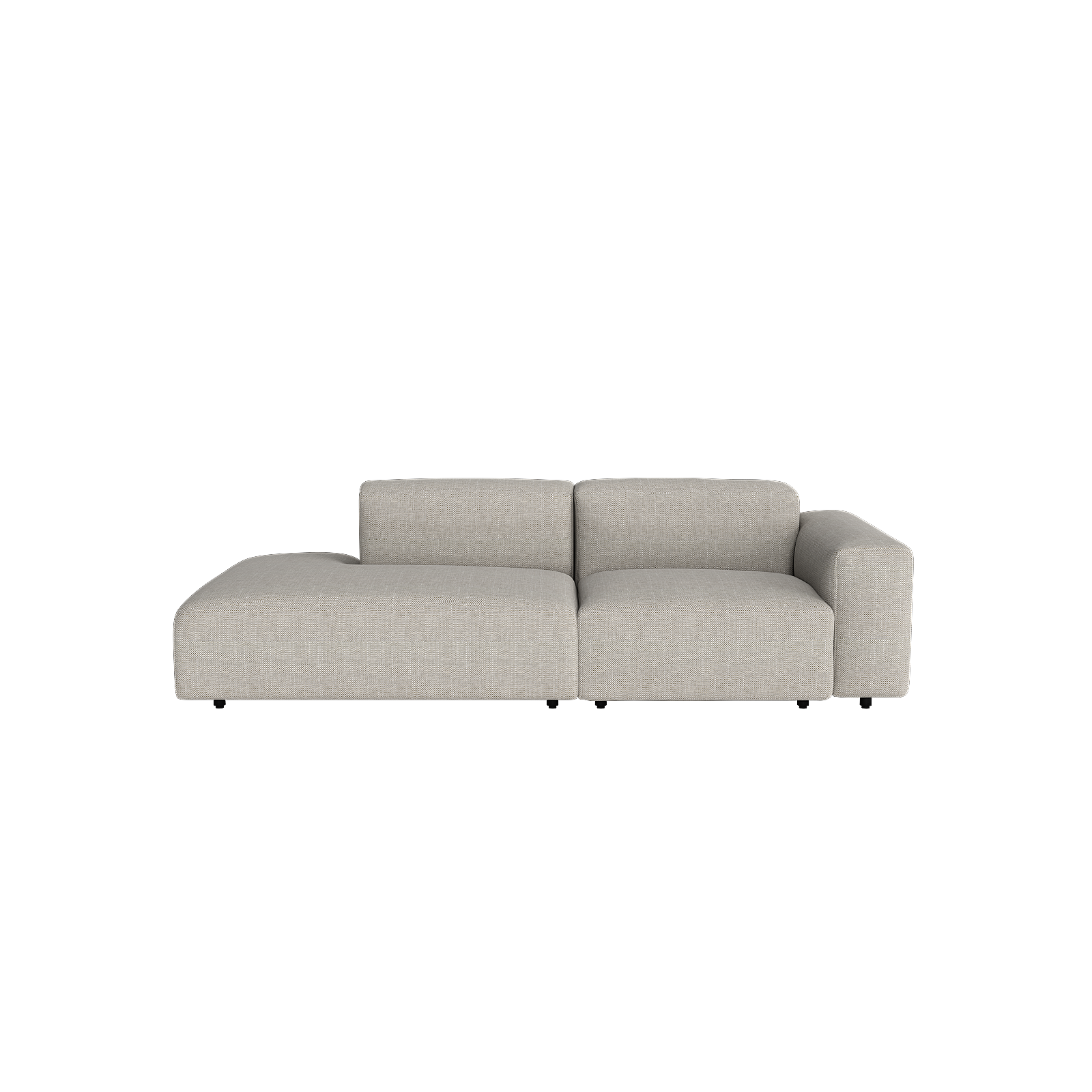 Cheese Modular Sofa With Open End | gradodesign