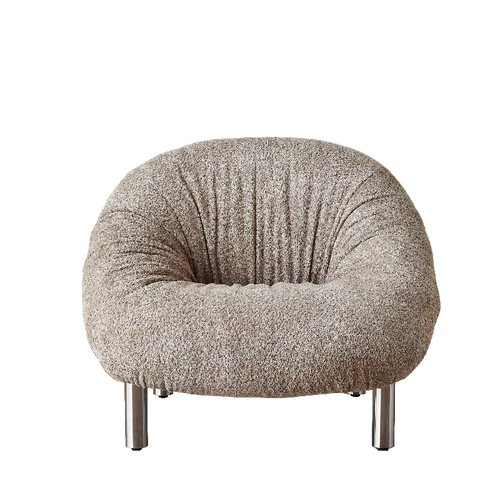 Nestle Shearling Upholstered Lounge Chair | gradodesign