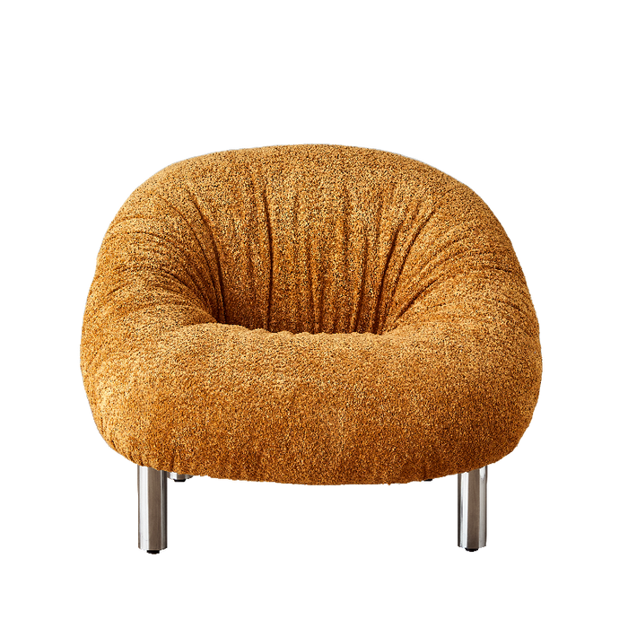 Nestle Shearling Upholstered Lounge Chair | gradodesign